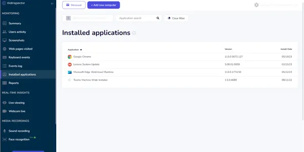 KidInspector - Desktop Monitoring Software with Advanced Features